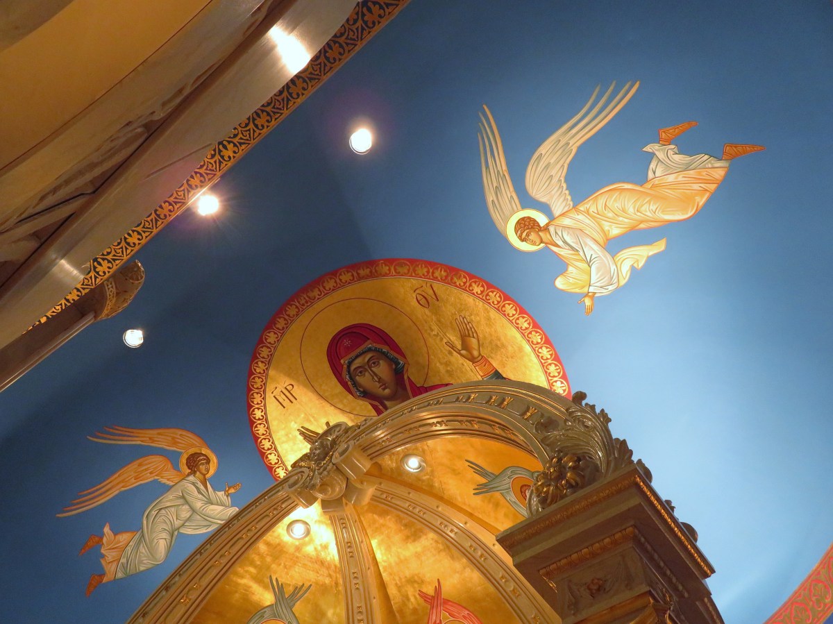 Church Interior 021 – View of Sanctuary Ceiling « St. Michael's ...